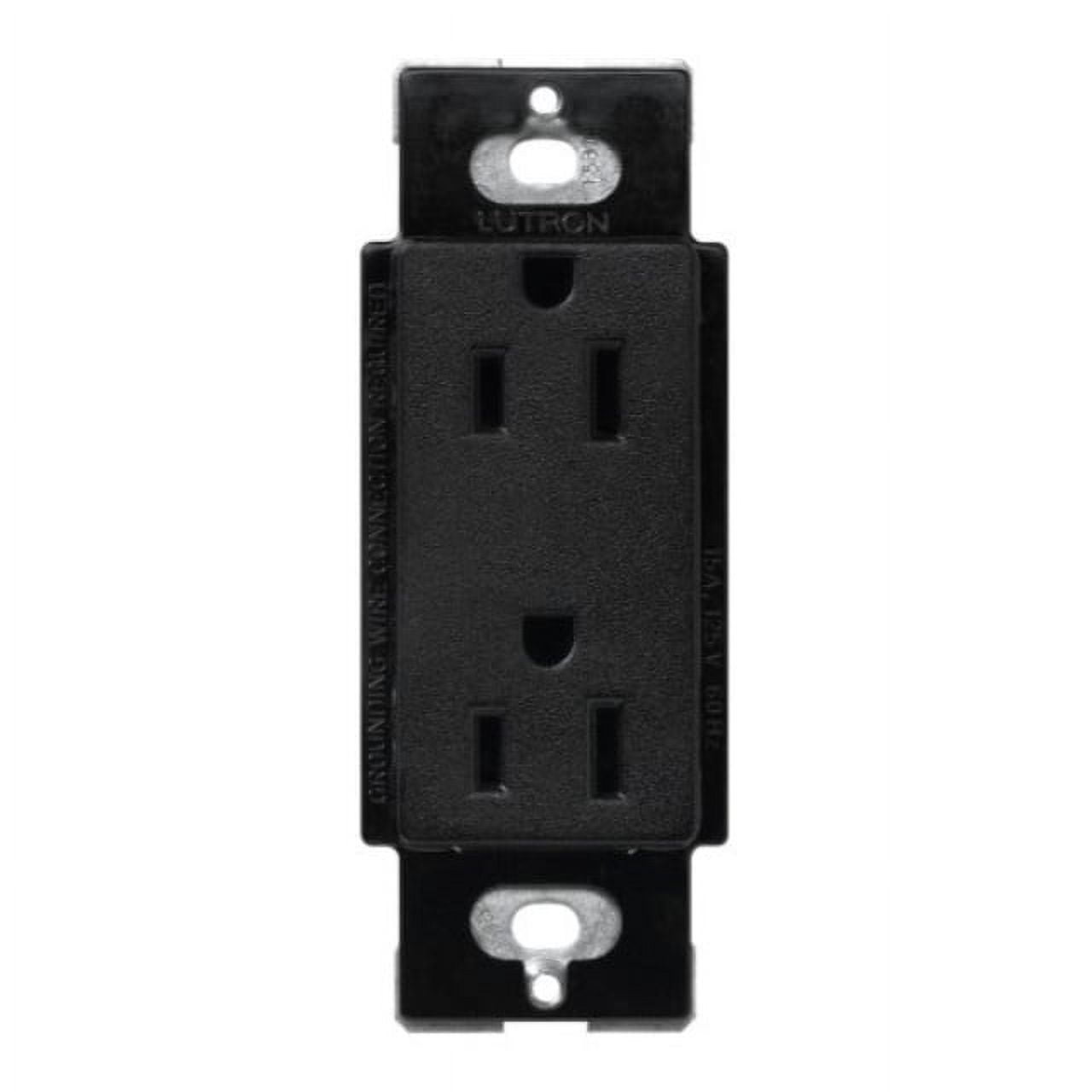 Lutron Scr-15-Mn Satin Colors 15A Electrical Socket Duplex Receptacle ...