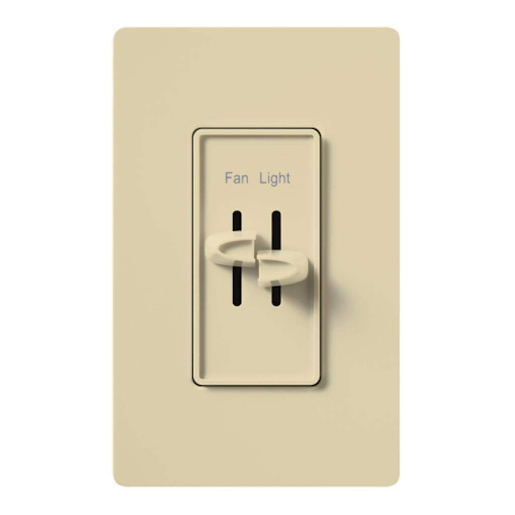 Lutron 67030 - S2-LF-IV SKYLARK DUAL FAN/LIGHT IVORY Fan Controls ...