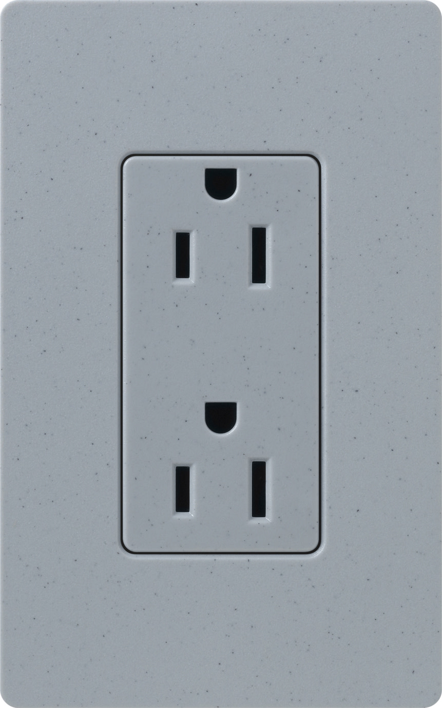 Lutron Car-15H Claro 15 Ampere 125 Volt Designer Two Outlet Duplex ...