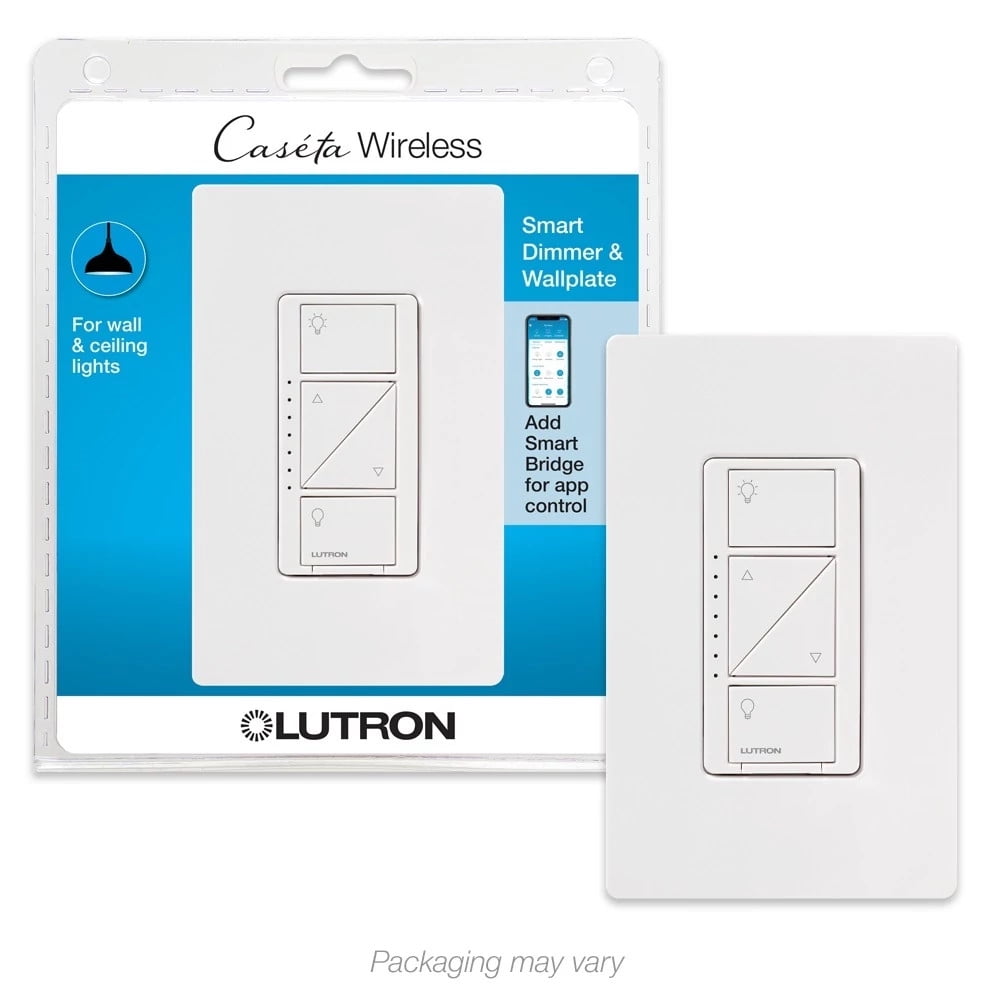 Lutron Caseta Smart Lighting Dimmer Switch for Wall and Ceiling Lights ...