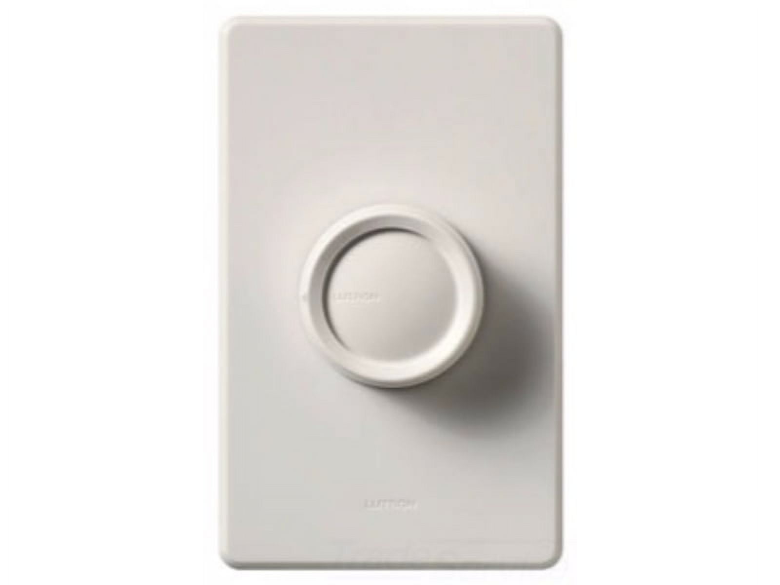 Lutron D-600P-WH Rotary 600-watt Single Pole Dimmer, White - Walmart.com
