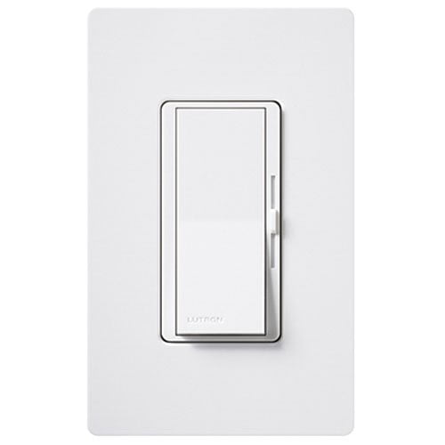 Diva 600w Single Pole 3-way Eco Dimmer, Lutron, DVW-603PGH-WH - Walmart.com