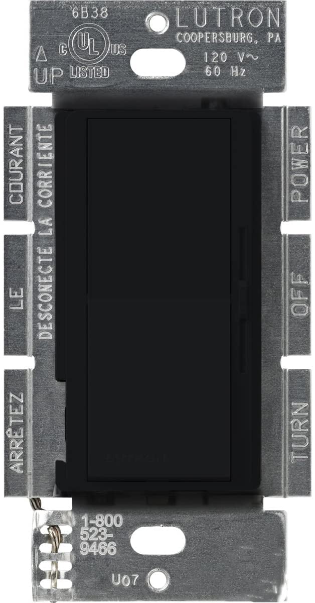 Lutron Dvsc-10P Diva Dimmer Switch W/ Night Light, 1000W Incandescent ...
