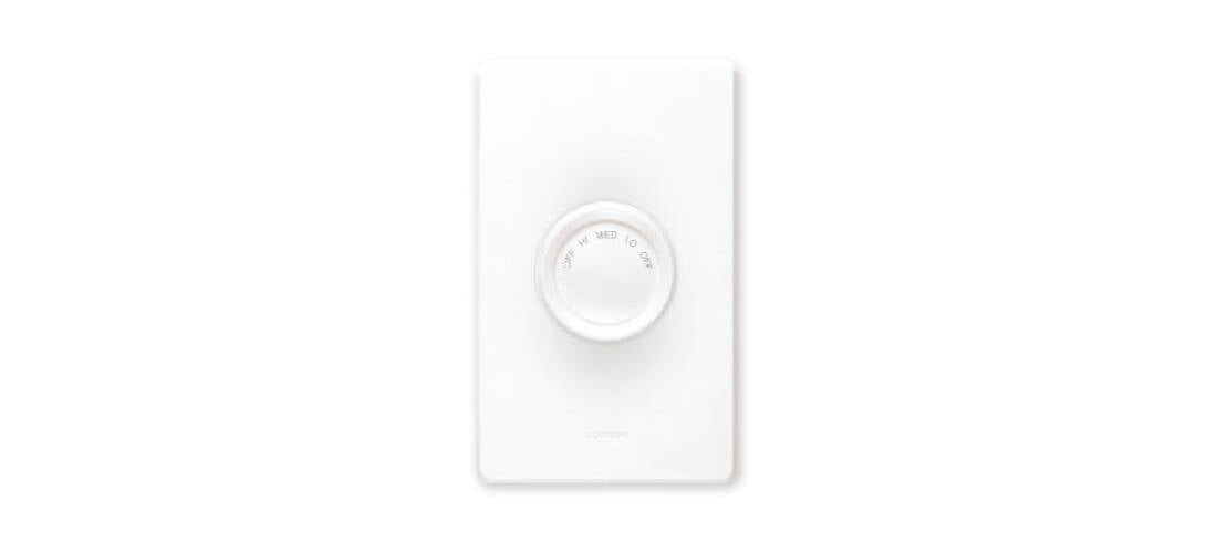 Lutron FSQ-2FH-DK Rotary On/Off Fan-Speed Fully Variable Controls ...