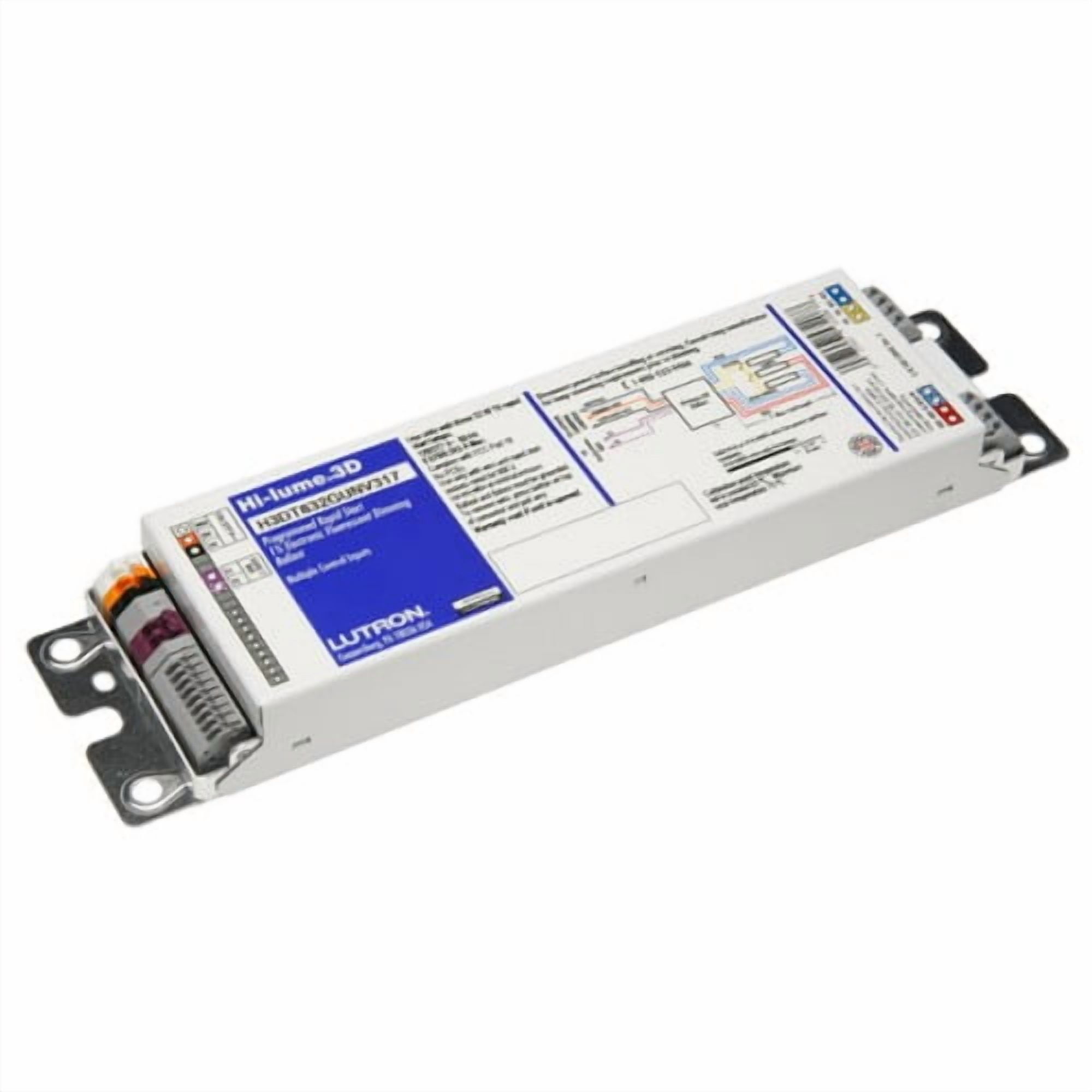 Lutron H3DT832GU310 Hi-Lume 3D Fluorescent Dimming Ballast, 3-Lamp ...