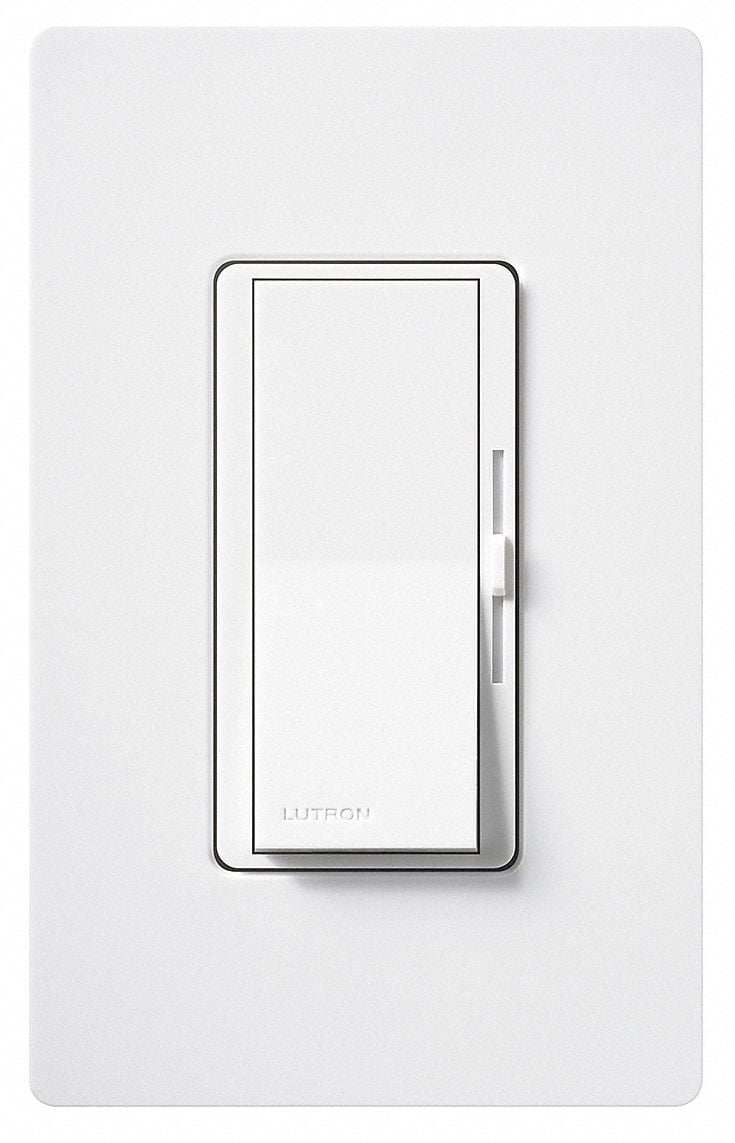 Lutron Lighting Dimmer,Slide,Mag Low Voltage DVLV-600P-WH - Walmart.com