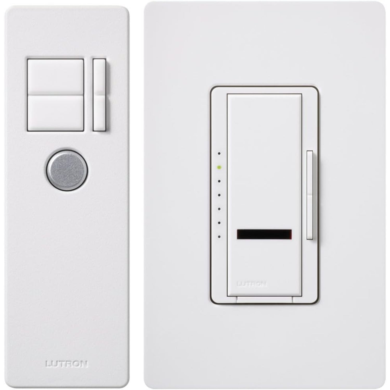 Lutron Maestro IR 600-Watt Single-Pole Digital Dimmer, MIR-600THW-WH, White - Walmart.com