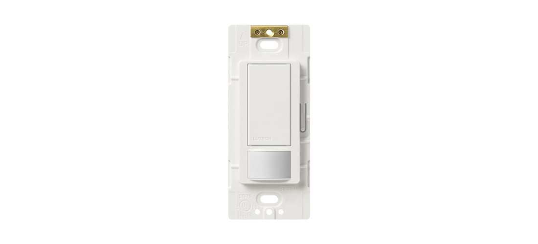 Lutron Maestro White 900 Sq. Ft. Coverage 180 Deg. Detection 3-Way ...