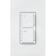 Lutron DVCL-153P-WH-3 White Diva CFL, LED, Halogen, And Incandescent ...
