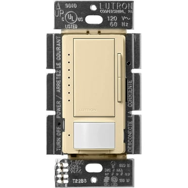 Lutron DVCL-153P-WH-3 White Diva CFL, LED, Halogen, And Incandescent ...