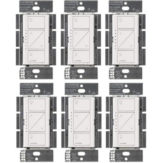 Free Shipping! Lutron PD-6WCL-WH Caseta Wireless Smart Lighting Dimmer ...