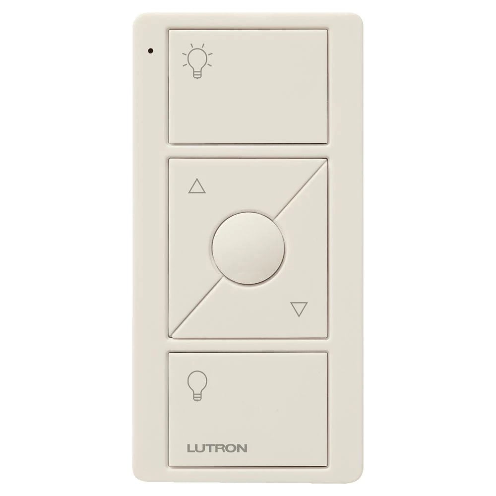 Lutron Pico Smart Remote Control for Caseta Dimmer - Light Almond ...