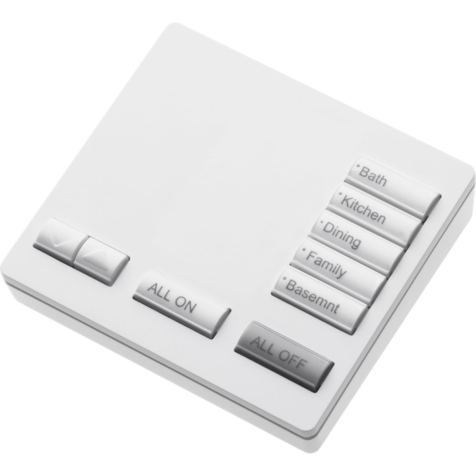 Lutron RR-T5RL-SW RadioRA 2 Tabletop Designer Keypad, 5 Button, Snow ...