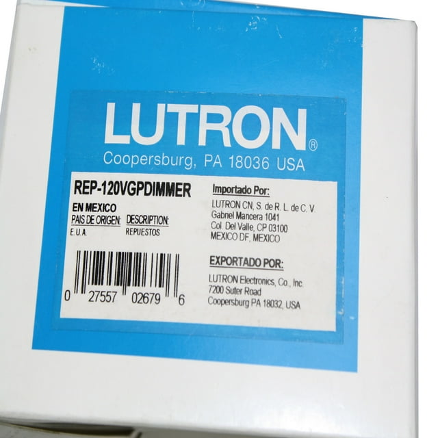 Lutron - Rep-120Vgpdimmer - 120 Volt Harrier Dimmer Card - Walmart.com