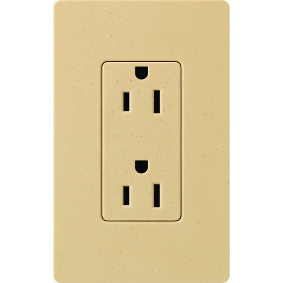 Lutron SCR-15-GS Satin Colors 15A Electrical Socket Duplex Receptacle ...