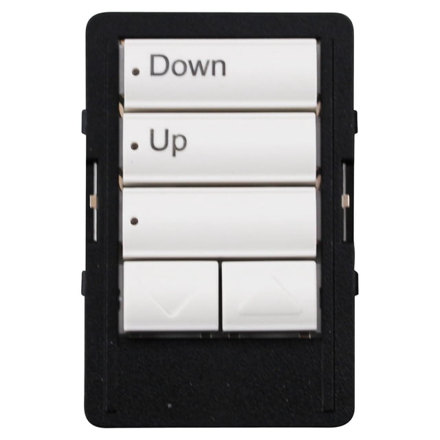Lutron SeeTouch QSWS2B-3BRLN-WH-E01 QS Keypads Engraved 3 Button raise ...