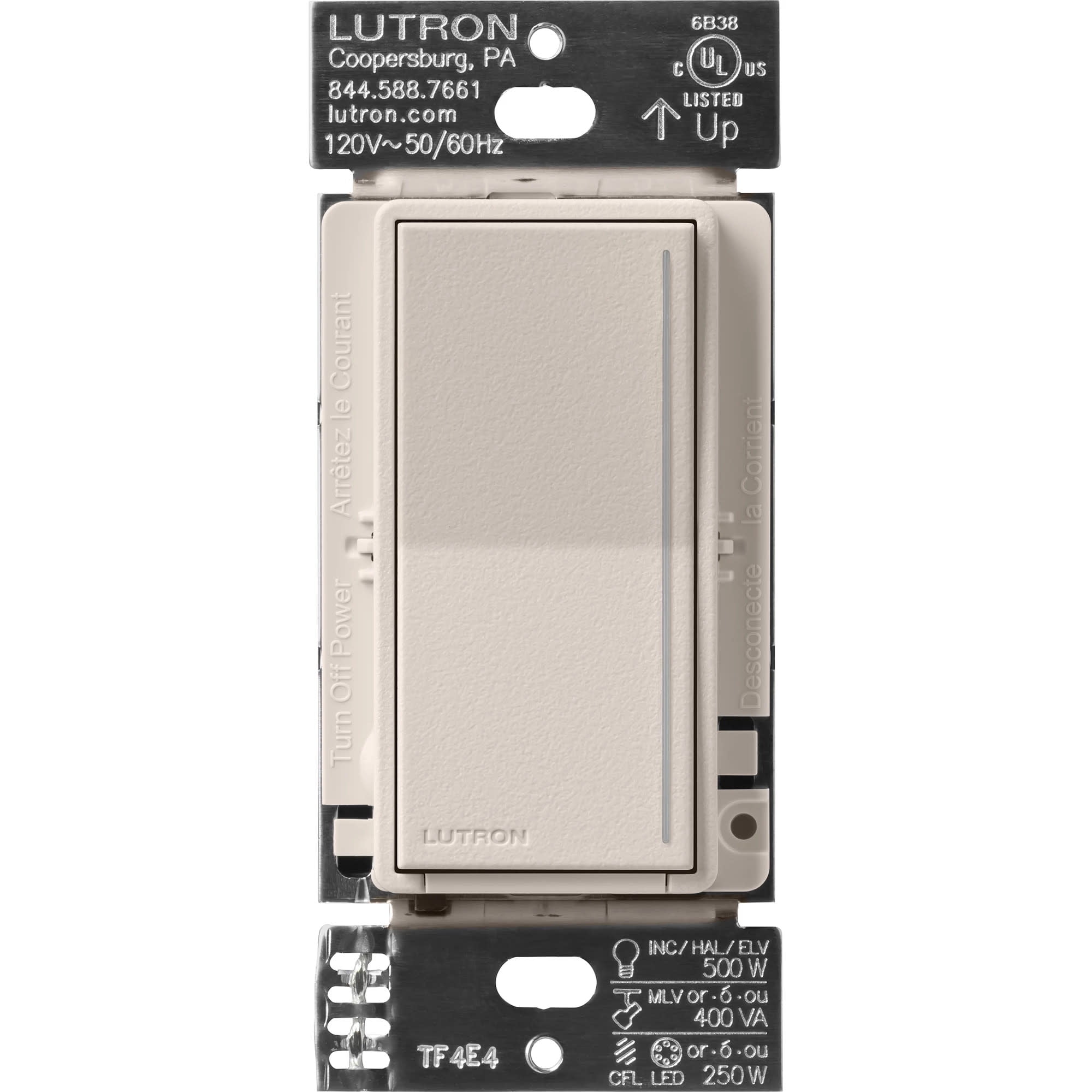 Lutron St-Pro-N Sunnata Pro Led+ Touch Dimmer, Phase Selectable, Led ...