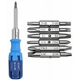"Lutz 15-in-1 Ratchet Screwdriver Blue, Engineered heavy-duty ...