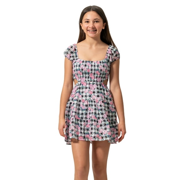 Luv Betsey Girls Eyelet Dress - Sizes 7-16 - Outs & Smocking - Walmart.com