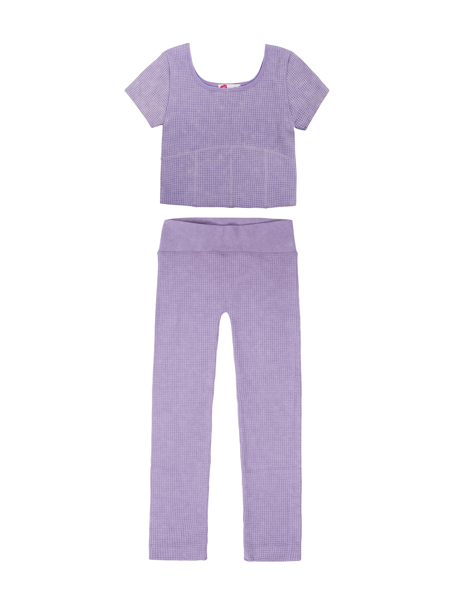 Luv Betsey Seamless Square Neck Top and Legging, 2-Piece Set, Sizes 4 ...