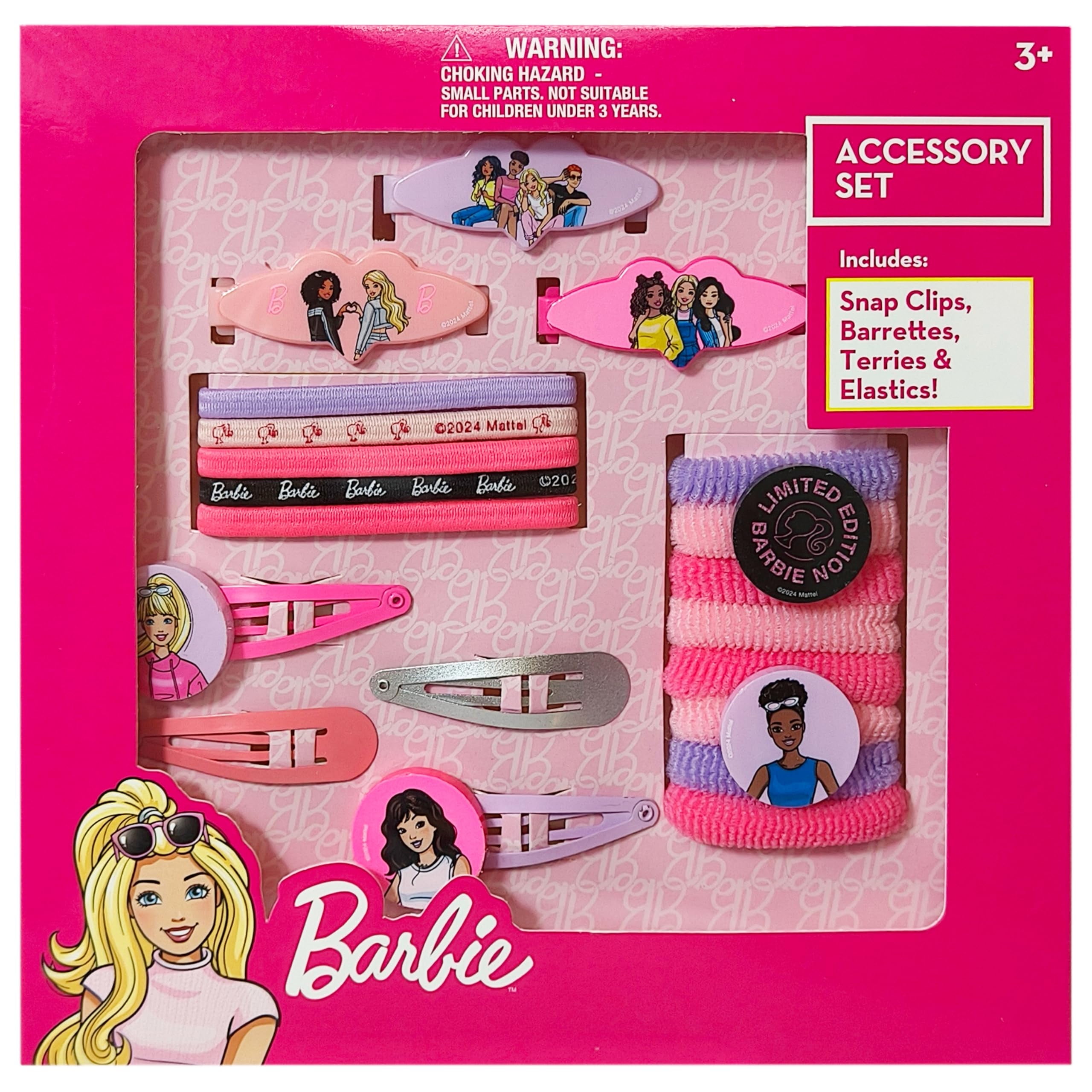 Luv Her Girls' Hair Accessories Set - 20 Pack Featuring Barbie ...