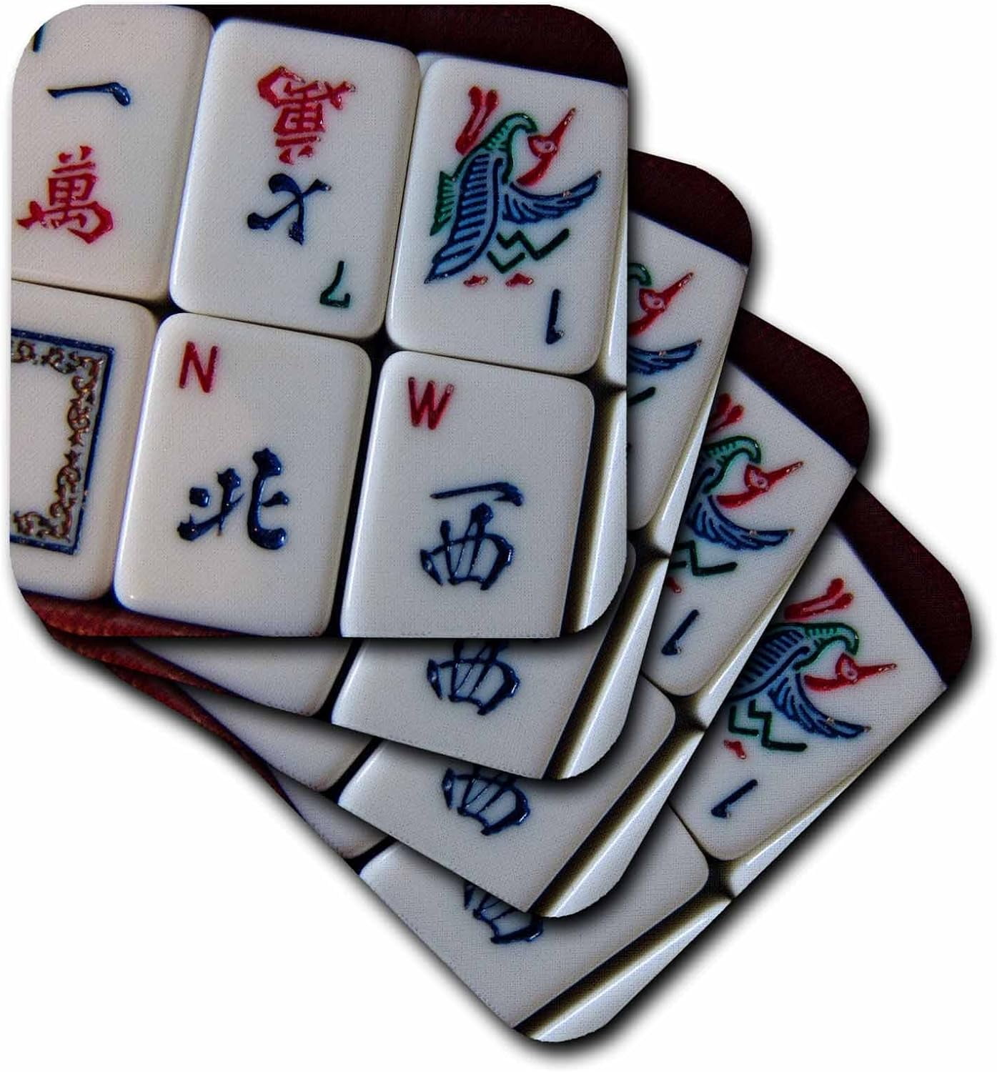 Luv Mah Jongg Soft Coasters, Set of 4 - Walmart.com