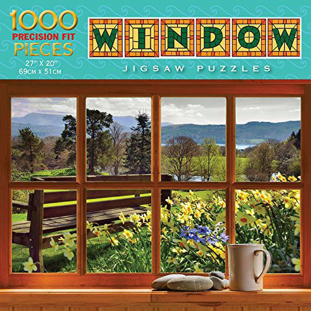 Luv-it Puzzles Window Series - Morning on The Mountain Jigsaw Puzzle ...