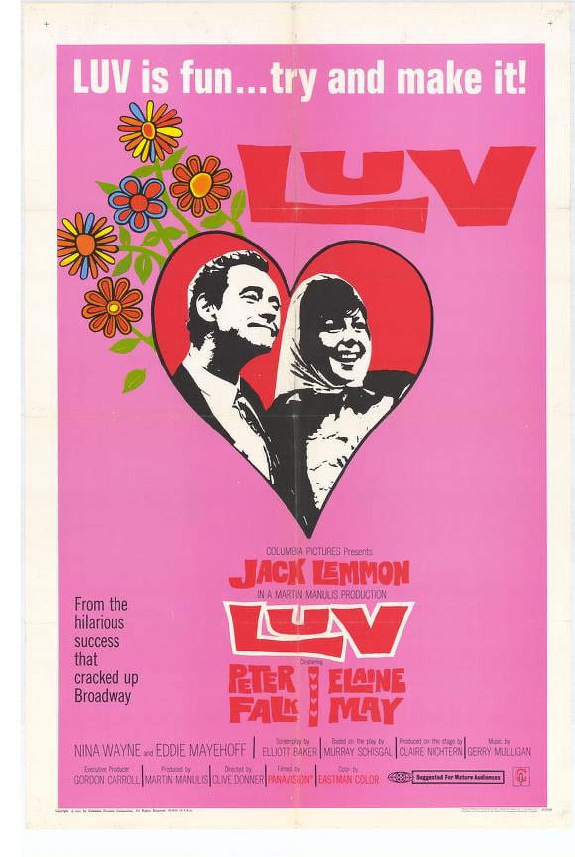 Luv - movie POSTER (Style B) (11" x 17") (1967) - Walmart.com