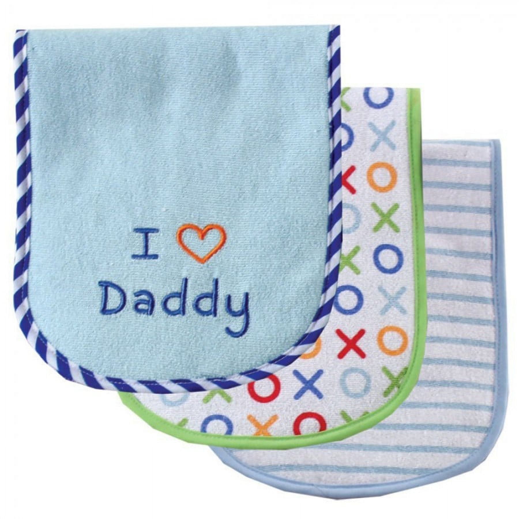 Luvable Friends Baby Boy Cotton Burp Cloths with Fiber Filling 3pk ...