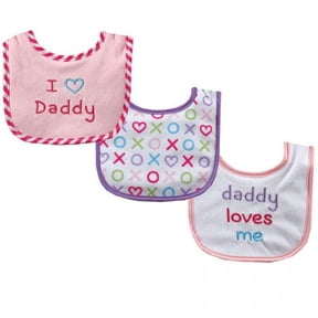 Luvable Friends Baby Cotton Terry Bibs 10pk, Neutral Solid, One Size ...