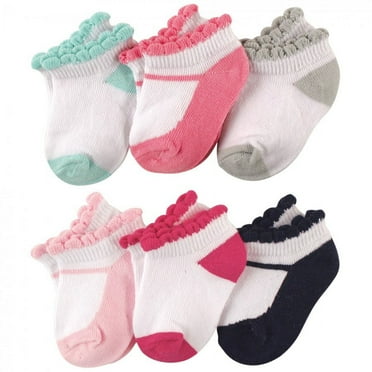 Luvable Friends Baby Girl Newborn and Baby Socks Set, Ladybug, 0-3 ...