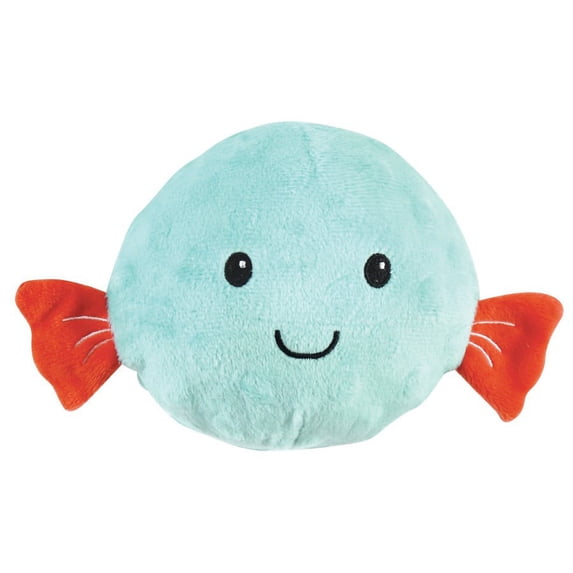 Luvable Friends Dog 2-in-1 Crinkle, Squeaker Dog Toy, Puffer Fish, One ...