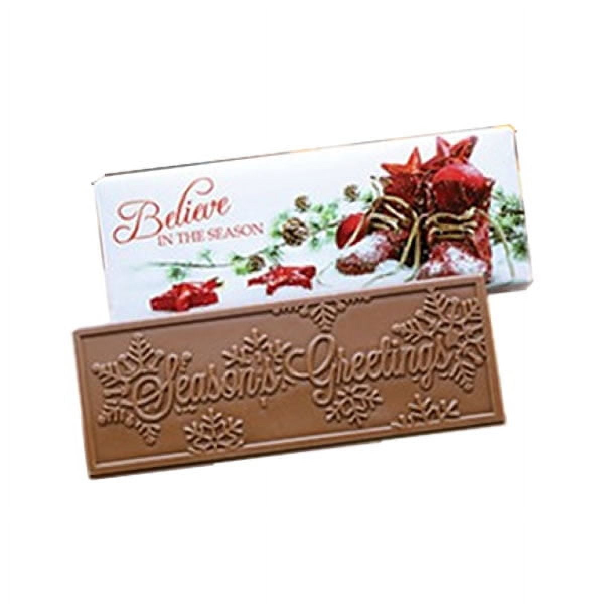 Luvafoodie Milk Chocolate Believe in the Season Chocolate Bar - Walmart.com