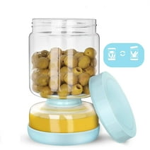 CASAFUN Pickle Jar with Strainer Insert Food Storage Container Pickle ...