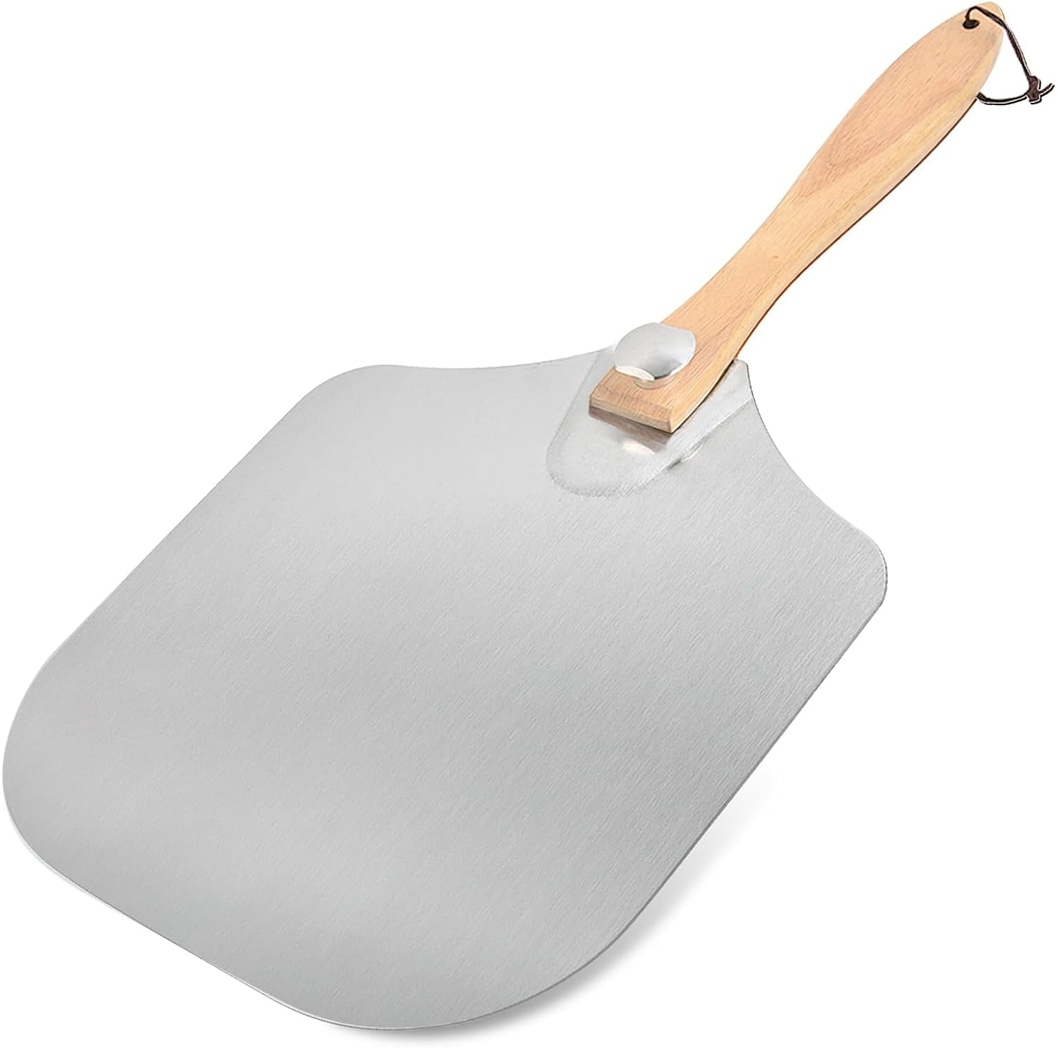Luvan 12x14-inch Aluminum Pizza Peel with Foldable Handle, High-Temp ...