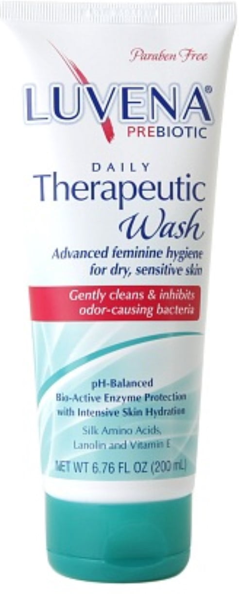 Luvena Therapeutic Feminine Wash, 6.76 oz, Pack of 2, For Dry Sensitive ...