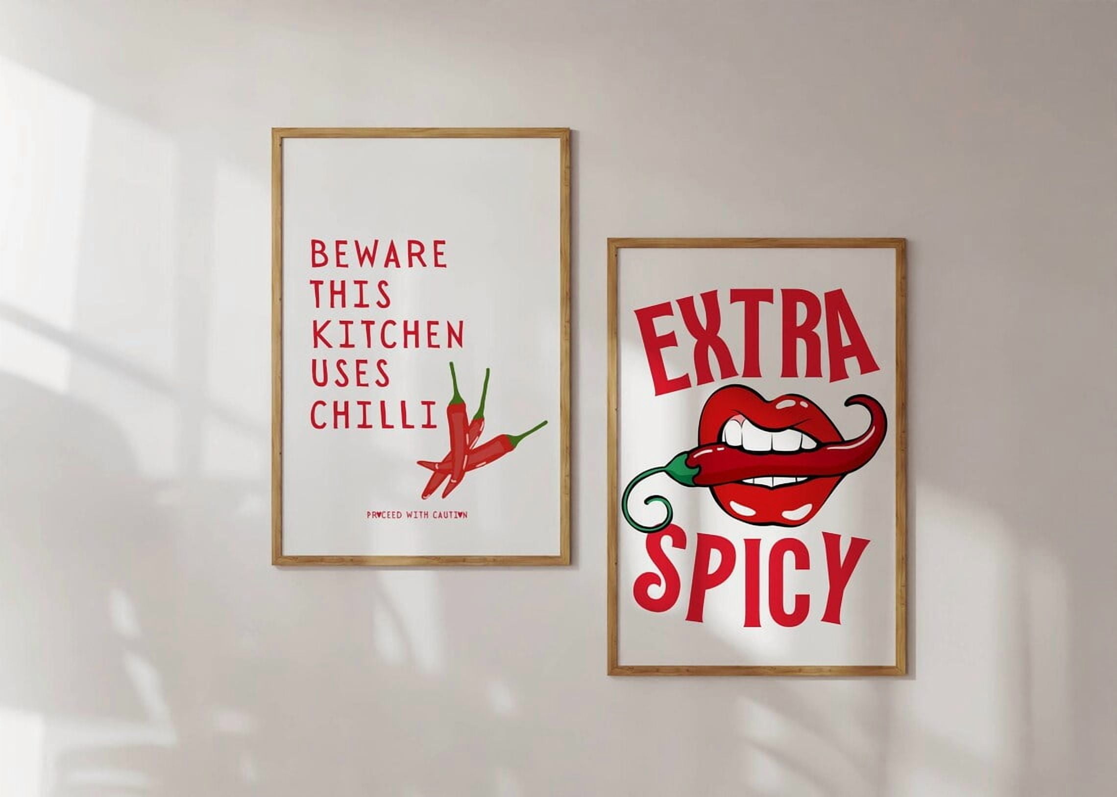 Luvia Aesthetic Kitchen Decor, Trendy Cooking Art, Kitchen Prints, Chef ...