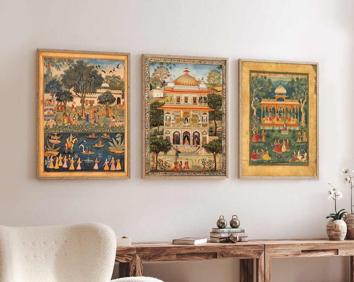 Luvia Indian Pichwai Art Posters - Cultural Heritage - Traditional ...