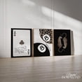 Luvia Set Of 3 Trendy Cheetah Prints Black Leopard Cheetah Black 8 Ball ...