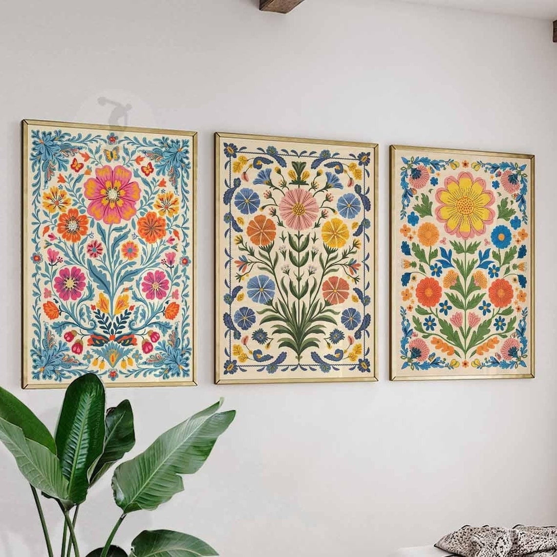 Luvia Vintage Set Of 3 Mexican Posters, Mexican Mexican Decor ...