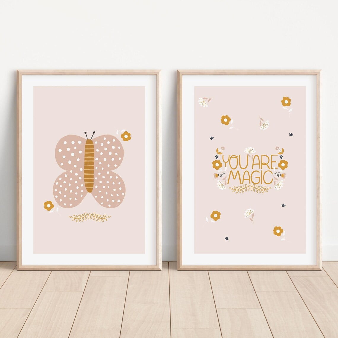 Luvia You Are Magic Set, Butterfly Flower Affirmation Art, Motivational ...