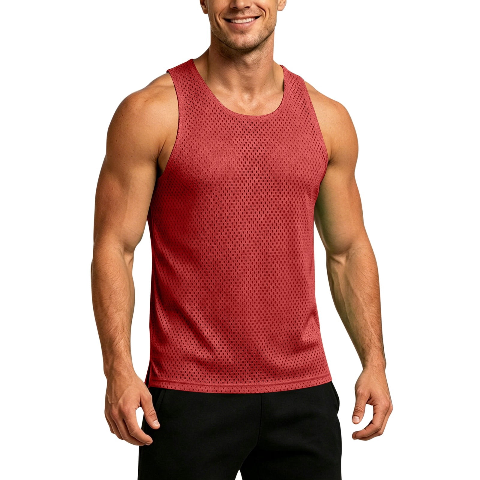 Luvior Men’s Breathable Tank Top for Everyday Comfort – Lightweight ...