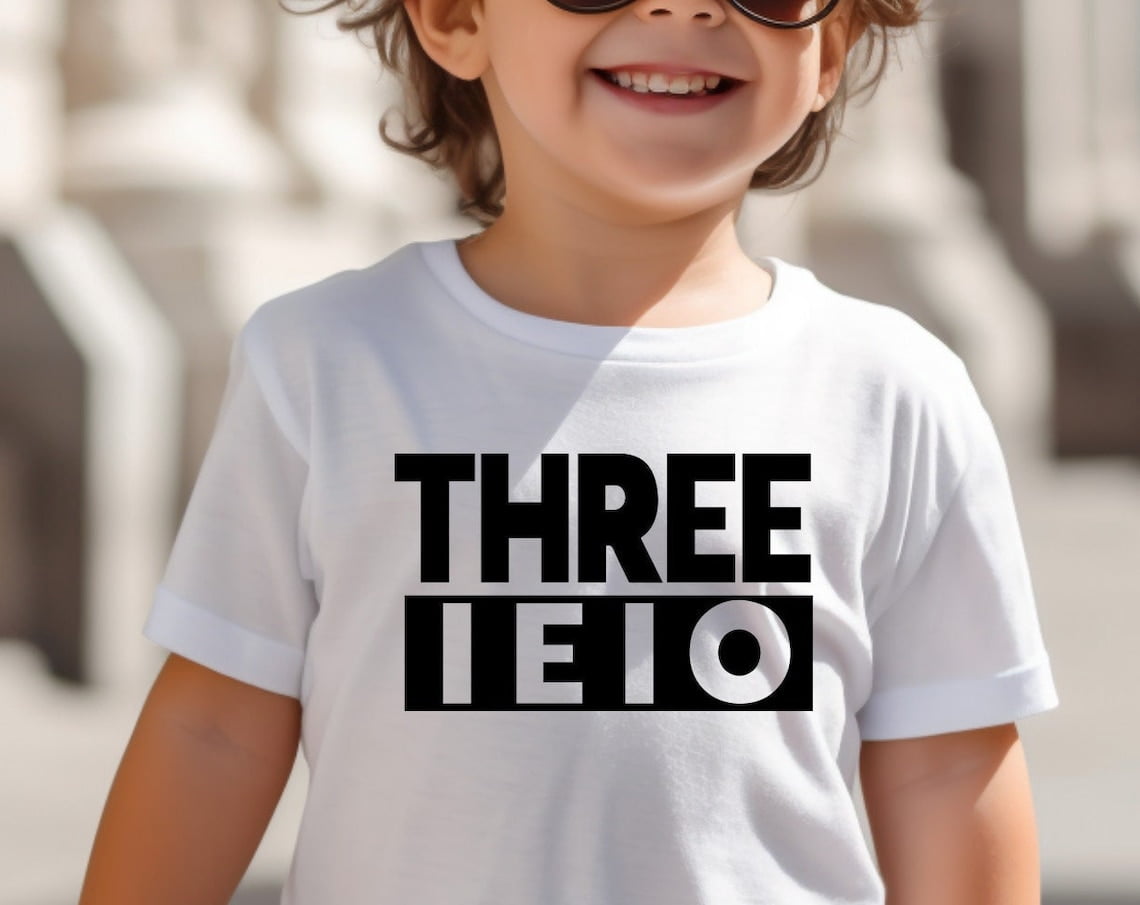 Luvly 3Rd Birthday Shirt, Third Birthday Shirt, Third Birthday Gift ...