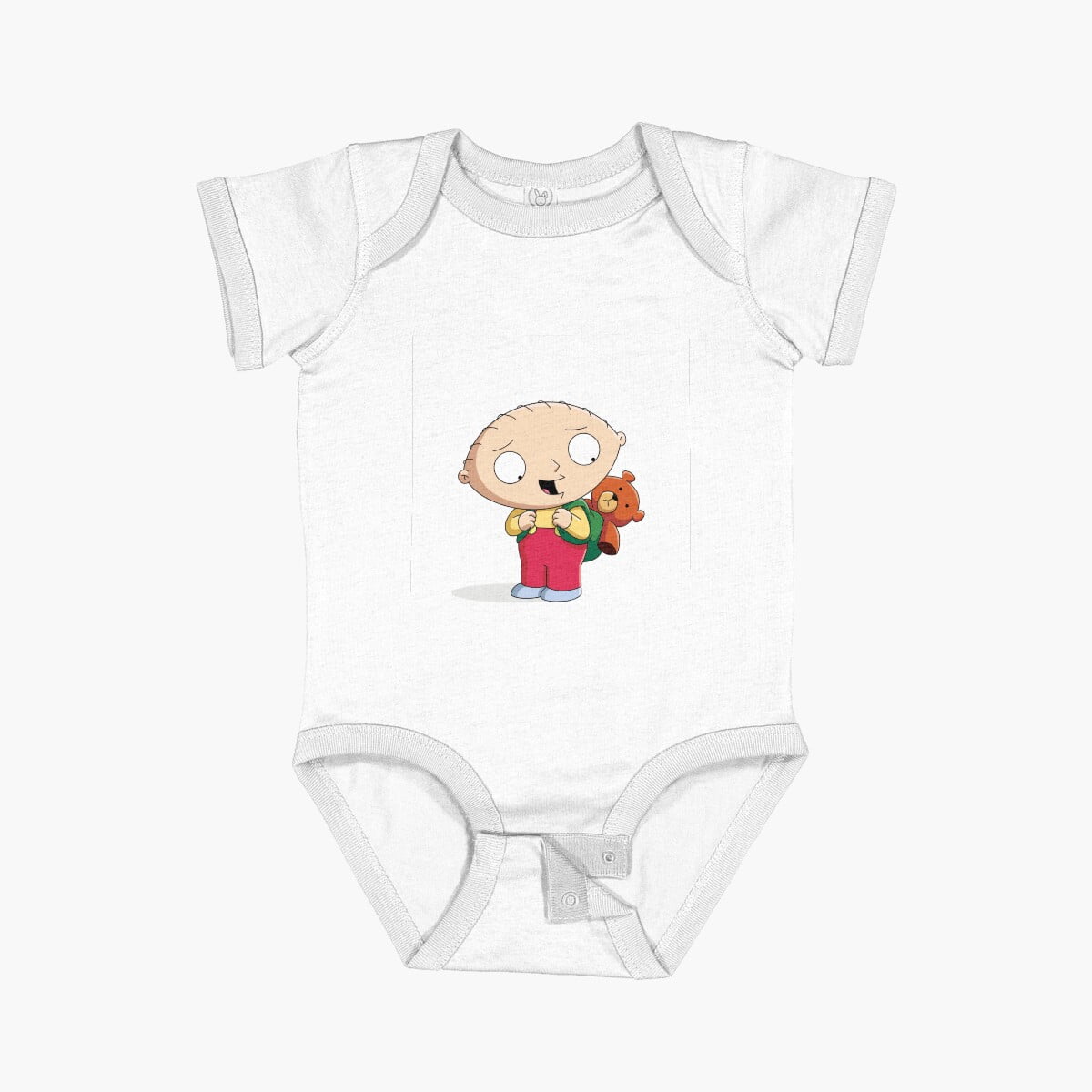 Luvly A Family Child, Cute Stewie Short Sleeve Baby One-Piece, New Born ...
