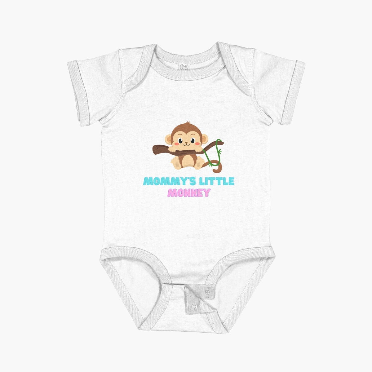 Luvly Adorable "Mommy'S Little Monkey" Design For Babies And Kids ...