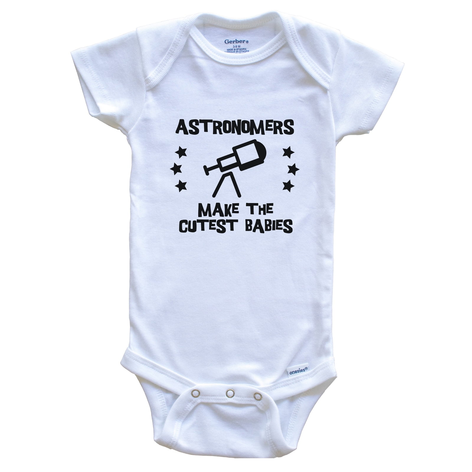 Luvly Astronomers Make The Cutest Babies Funny Astronomy Baby Bodysuit ...