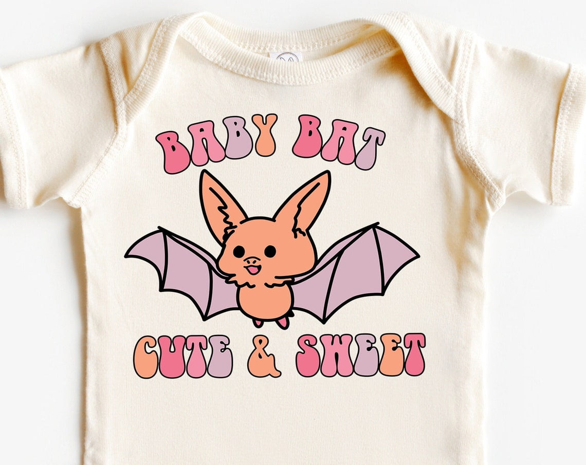 Luvly Baby Bat, Cute Newborn Gift, Retro Kids Sweater, Vintage ...