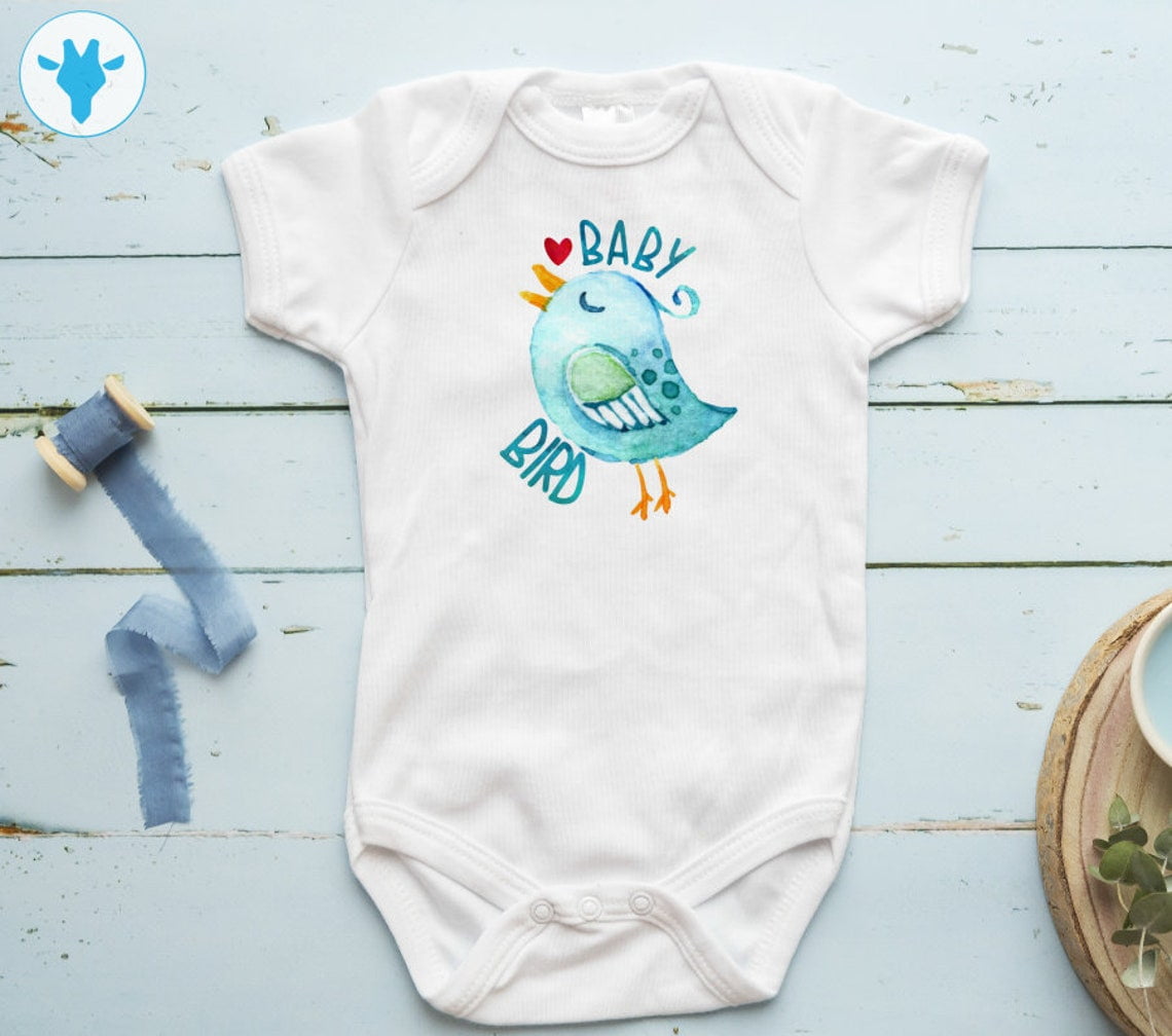 Luvly Baby Bird Bodysuit, Boho Baby Clothes, Cute Newborn Baby Girl ...