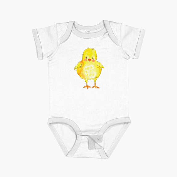 Luvly Baby Chick - Little Chicken Short Sleeve Baby One-Piece, New Born ...