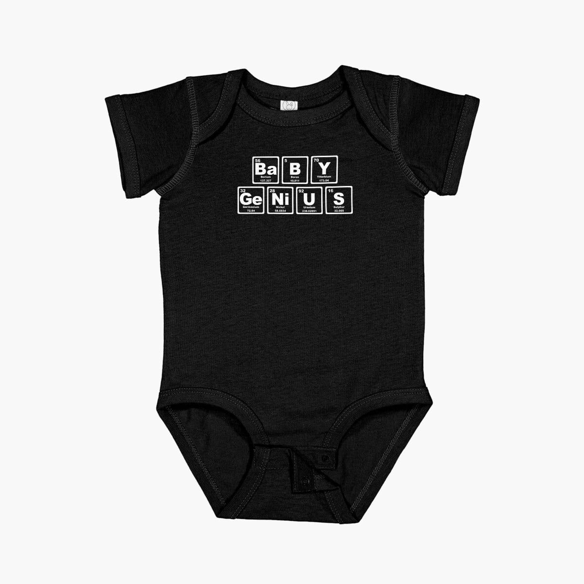 Luvly Baby Genius - Periodic Table Short Sleeve Baby One-Piece, New ...